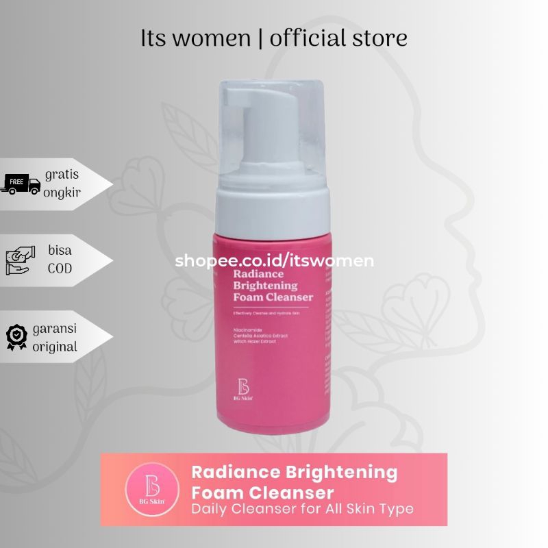Jual BG SKIN - RADIANCE BRIGHTENING FACIAL FOAM ( SABUN BG SKIN ...