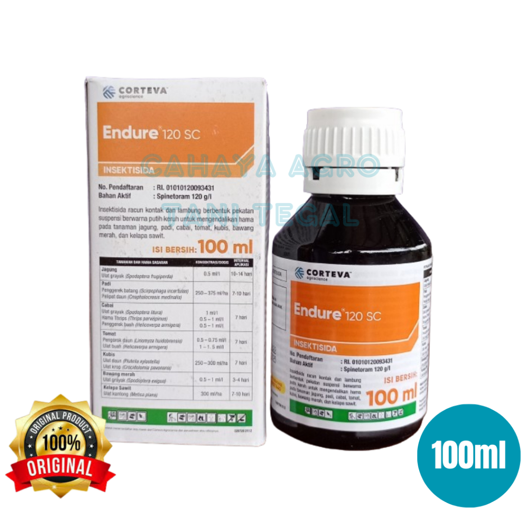Jual Insektisida Racun Kontak dan Lambung ENDURE 120SC - 100ml | Shopee ...