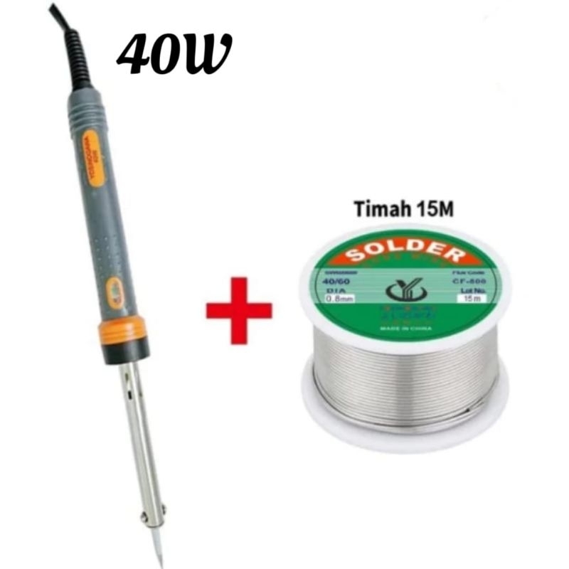 Jual Solder Premium 40W 60W + Lampu Indikator / Alat Solder Listrik ...