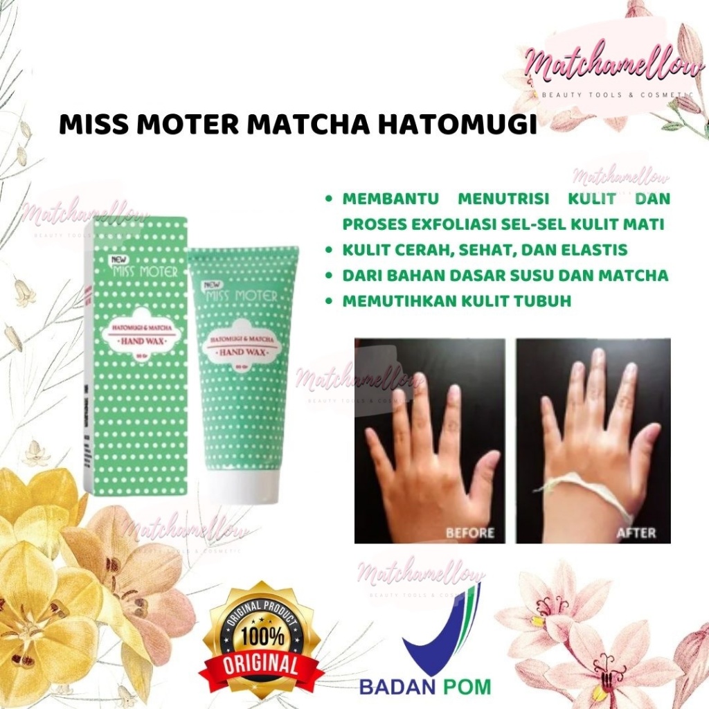 Jual ️MATCHA ️ SYB MISS MOTER MATCHA / MILK HAND WAX GREEN TEA - MASKER ...