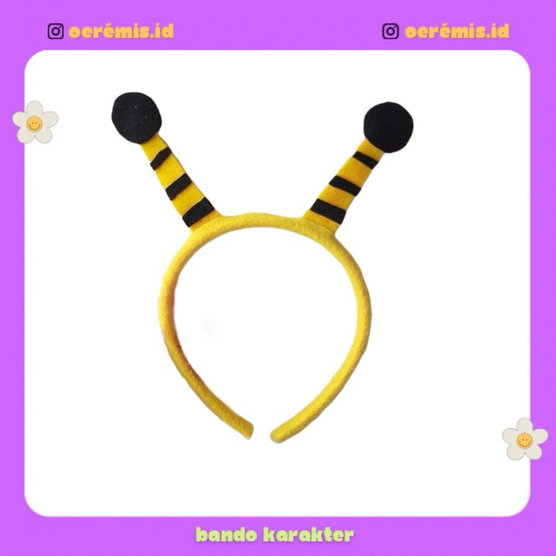 Jual BANDO KARAKTER LEBAH LUCU / BANDO HEWAN LEBAH / BANDO COSPLAY ...