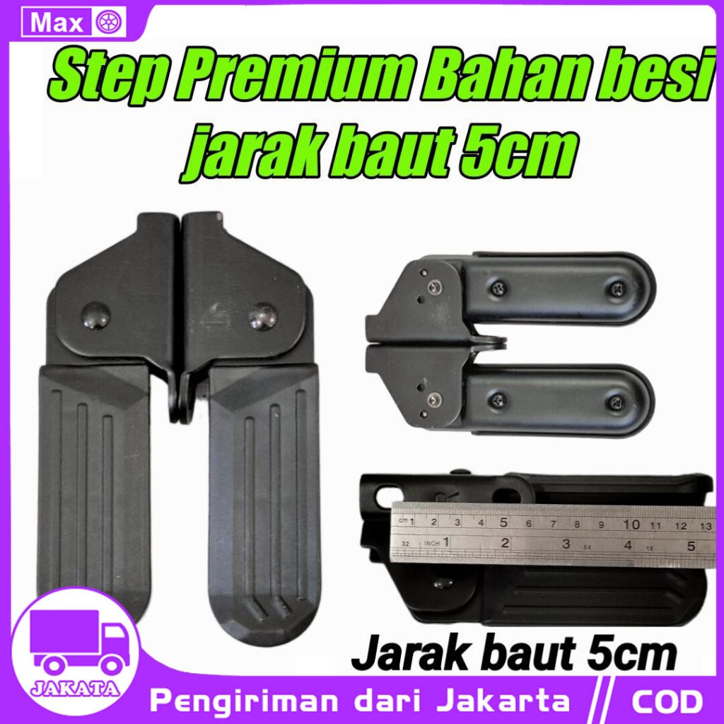 Jual FOOTSTEP FRONT / PIJAKAN KAKI DEPAN UNIVERSAL SEPEDA LISTRIK 1 SET ...