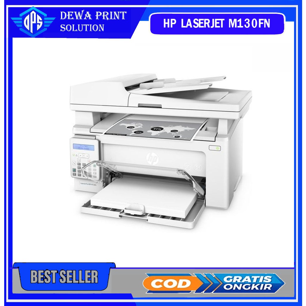 Jual Printer fotocopy HP LaserJet Pro MFP M130fn m130 fn bergaransi ...