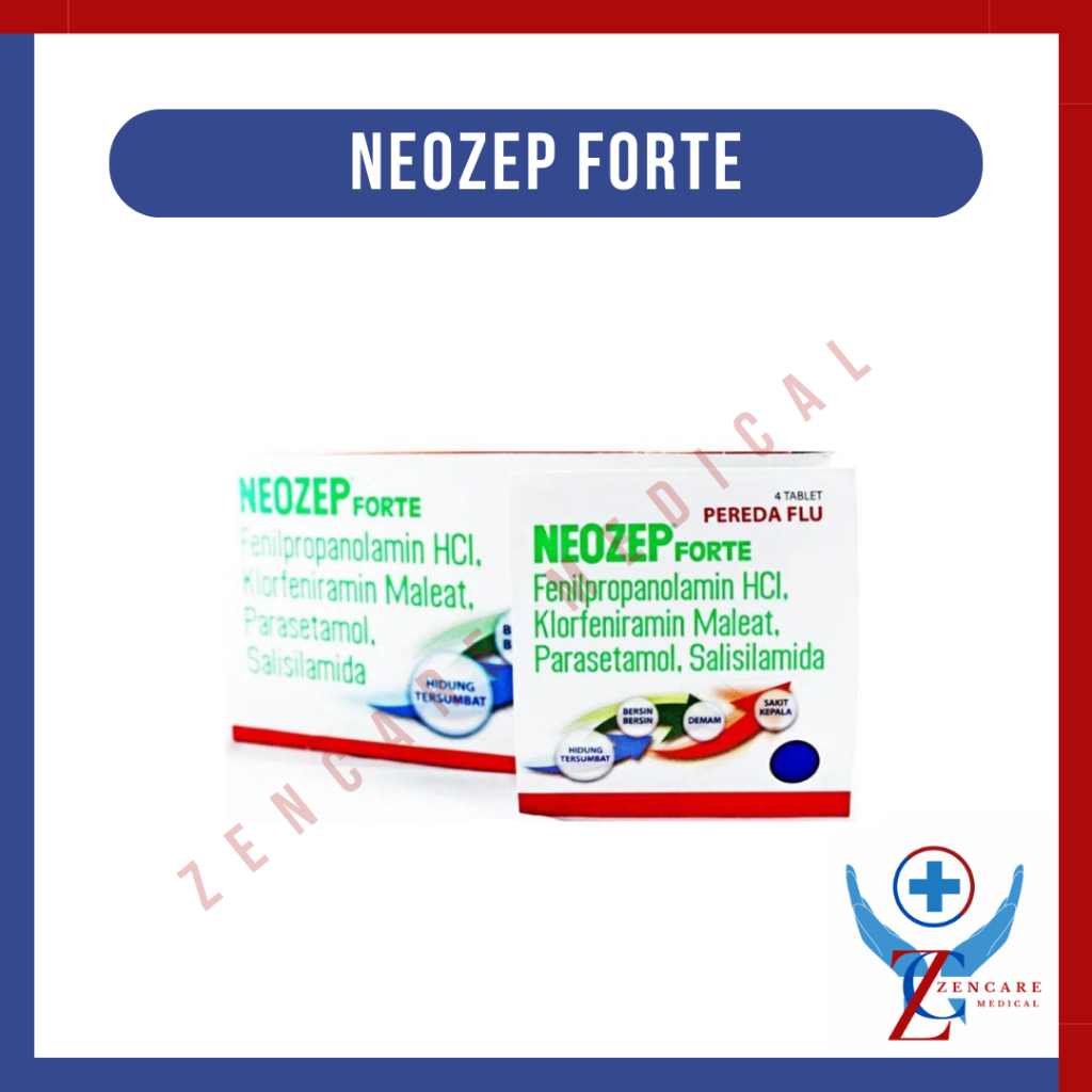 Jual Neozep Forte Tablet / Obat Flu, Batuk, Demam Dan Sakit Kepala ...