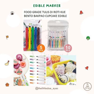 Jual IMPORT HOT ITEM Edible PEN Ink Double-Sided IMPORT WARNA CAKE ...