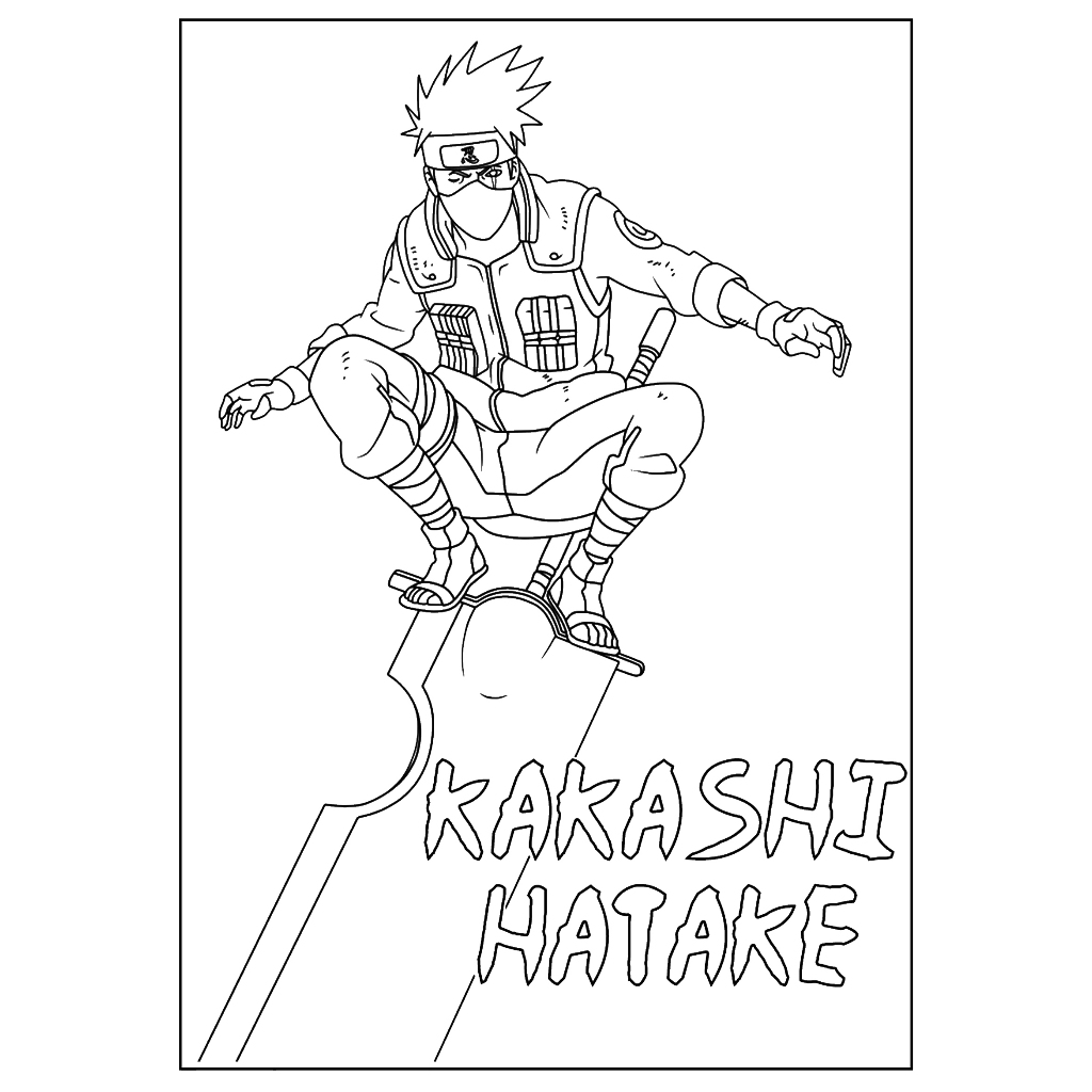 Jual Kertas Gambar Mewarnai Tema Naruto | Kertas Mewarnai | Murah ...