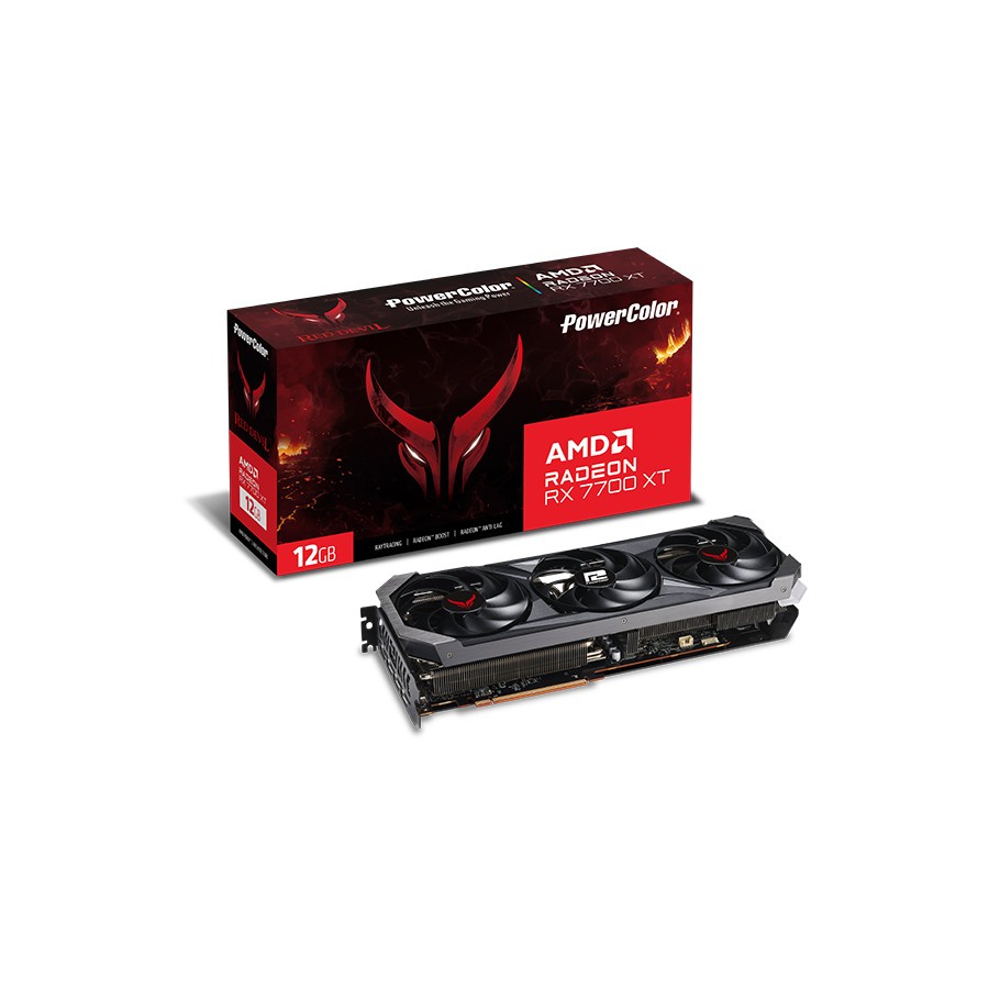 Jual PowerColor Radeon RX 7700 XT 12GB Red Devil | Shopee Indonesia