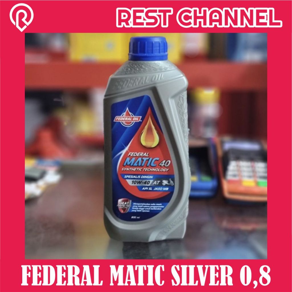 Jual Oli Federal Matic Silver 0.8Ltr SAE 10W-30 Oli Motor Matic ...