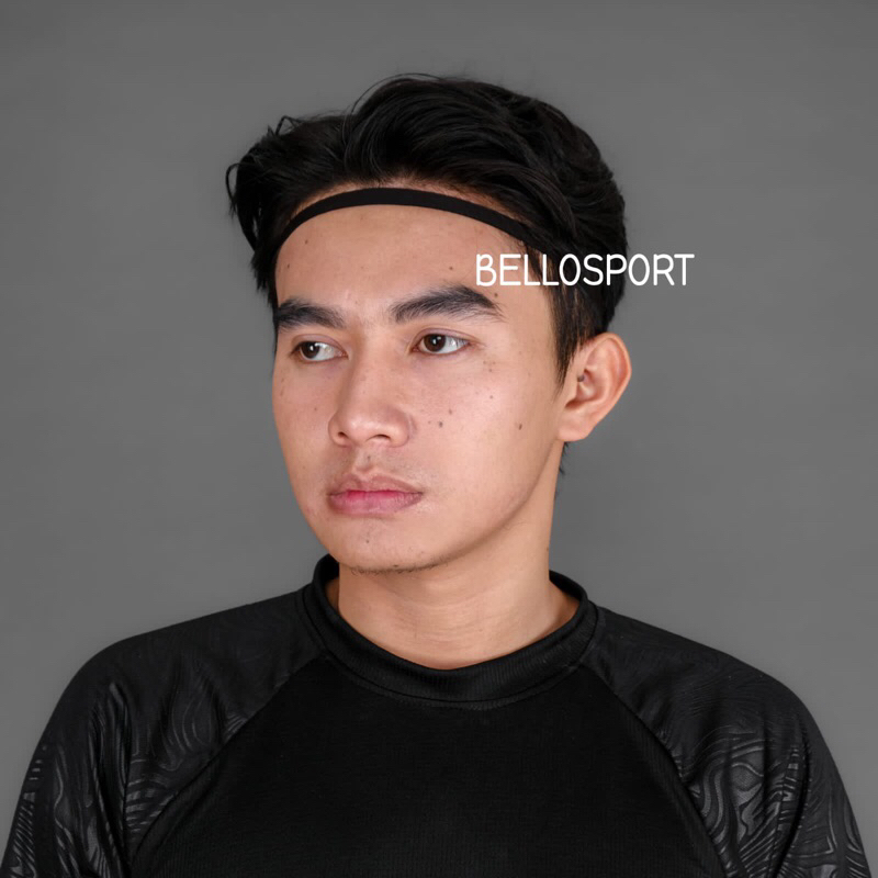 Jual IKAT KEPALA PRIA DAN WANITA POLOS BANDO BANDANA HEADBAND KARET ...