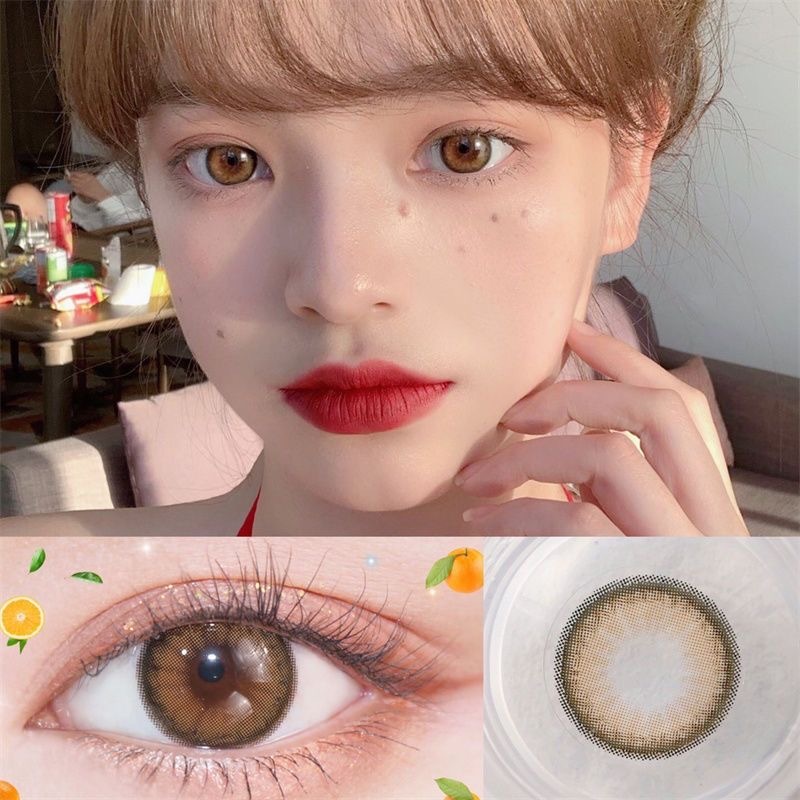 Jual soflens 14 mm brown Gaya Baru Terbaik 2 lembar soflens 14 mm ...