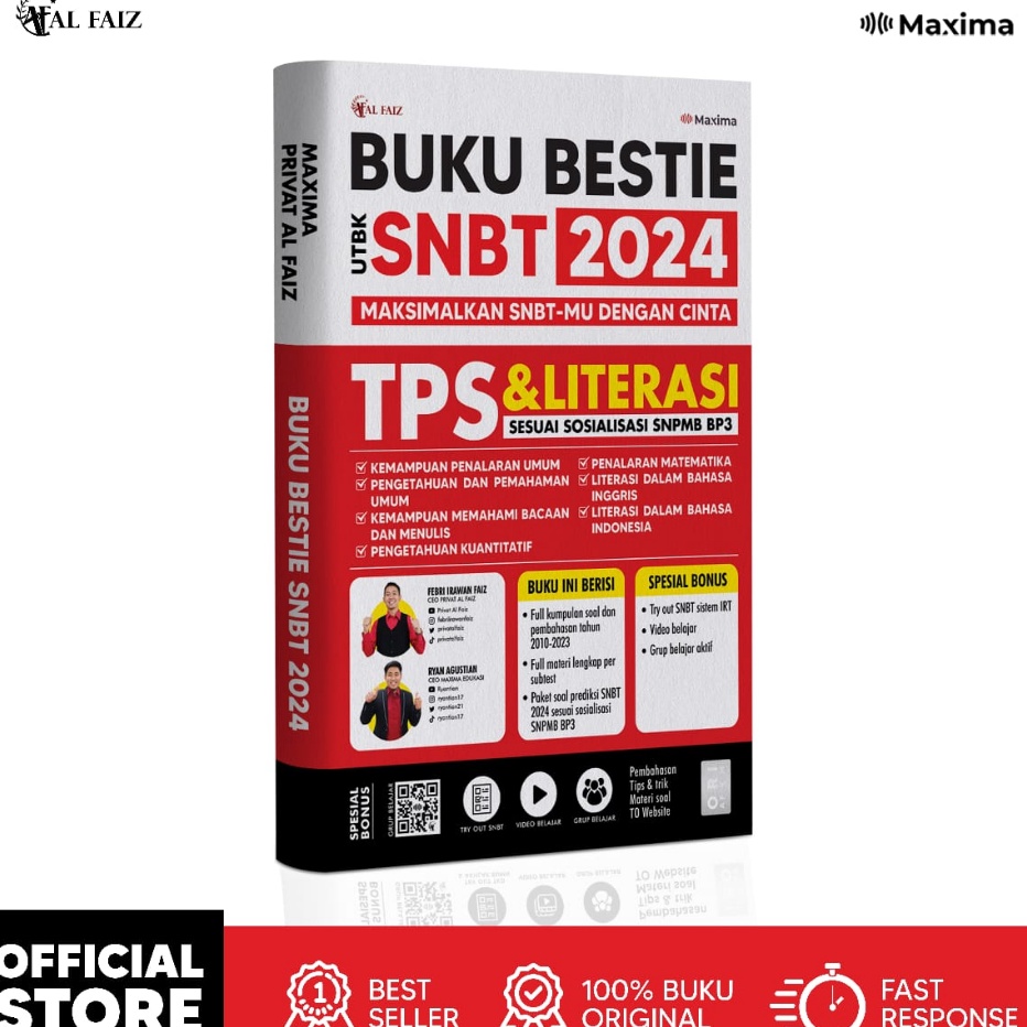 Jual Diskon Tersembunyi, Temukan Sekarang! Buku Bestie UTBK SNBT 2024 TPS dan Literasi MAXIMA ...