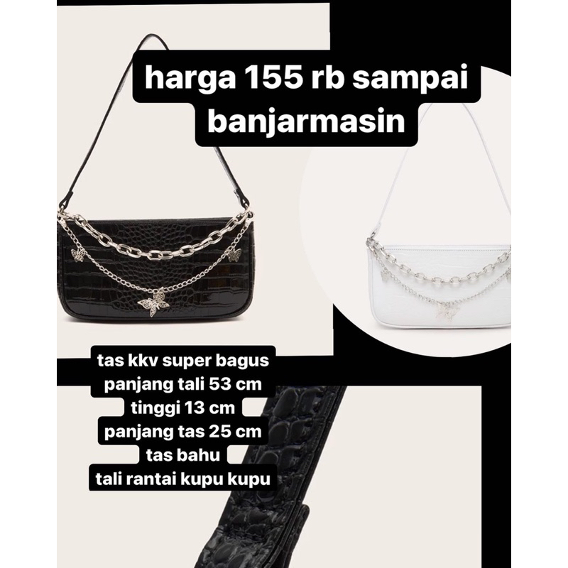 Jual tas crocho kkv hitam dan putih | Shopee Indonesia