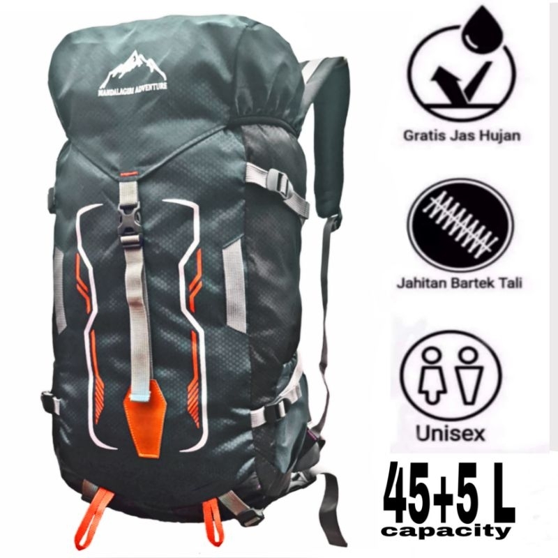 Jual TAS CARRIER-GUNUNG 50 Ltr//TAS RANSEL GUNUNG-CARRIER 45+5 ltr ...
