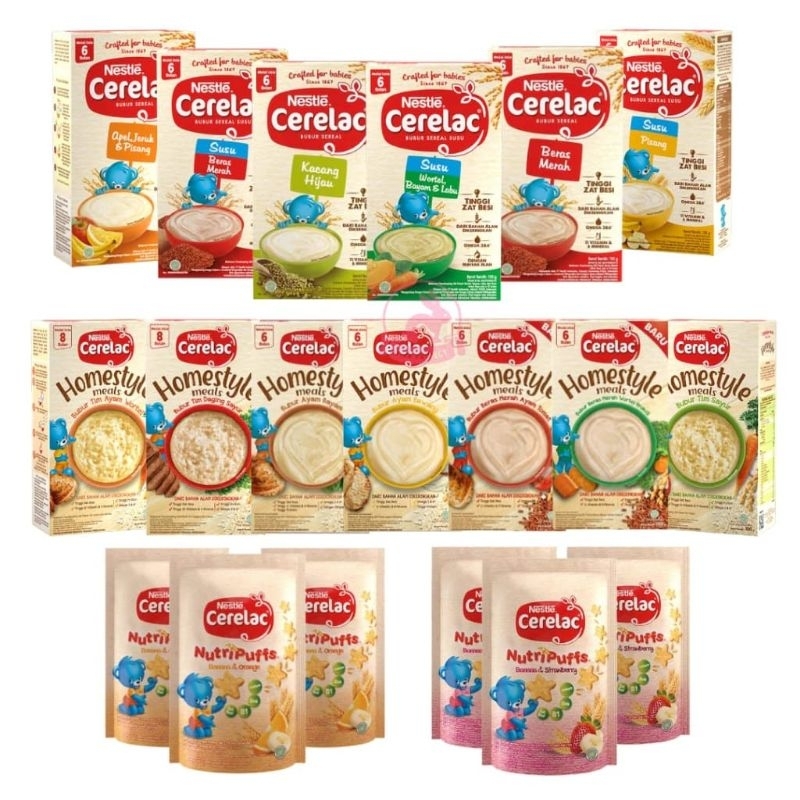 Jual Nestle Cerelac Bubur Bayi 6+ Box 120 g | Shopee Indonesia