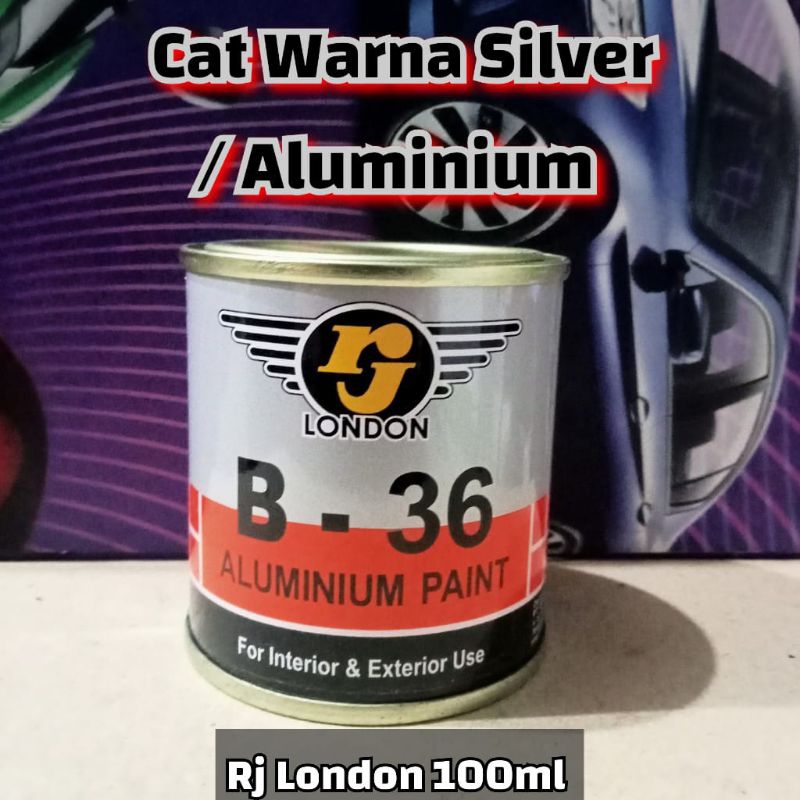 Jual Cat Rj London Aluminium 100ml untuk kayu besi aluminium pagar ...
