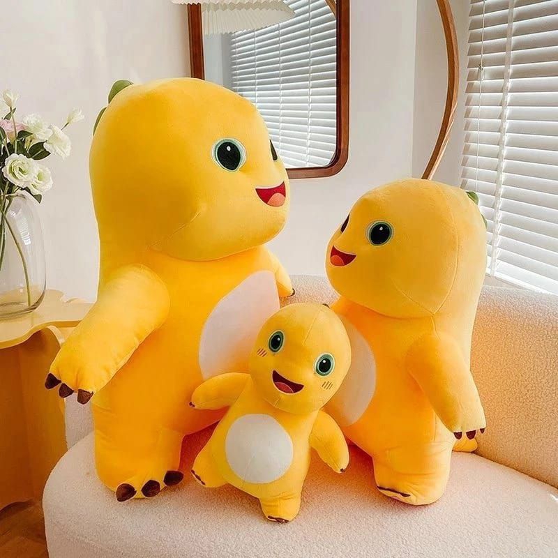Jual boneka Dinosaurus kuning yellow,,,Dinosaurus milk Dragon cartoon ...