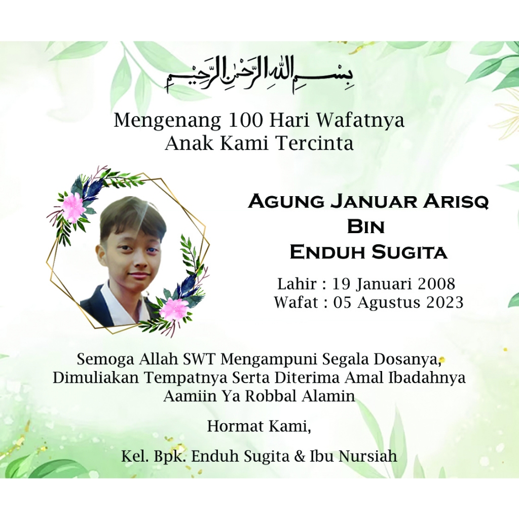 Jual stiker tahlil 40 hari / stiker tahlil 100 hari / stiker syukuran ...