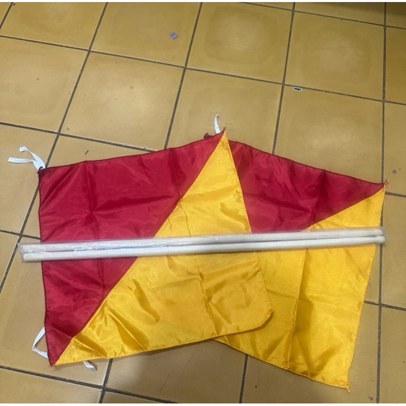Jual TONGKAT SEMAPHORE/TONGKAT SEMAPUR/BENDERA SEMAPHORE | Shopee Indonesia