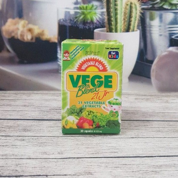Jual Vegeblend 21 Junior Ekstrak 21 Jenis Sayuran Isi 30 Kapsul ...