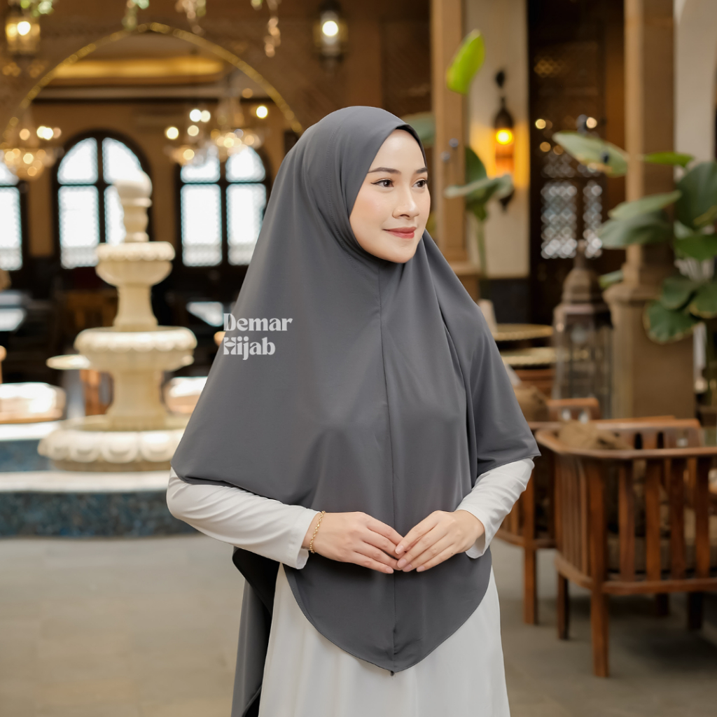 Jual Demar Hijab - Zayna (Hijab Syar'i Malaysia Instan Jersey Super Premium) | Shopee Indonesia