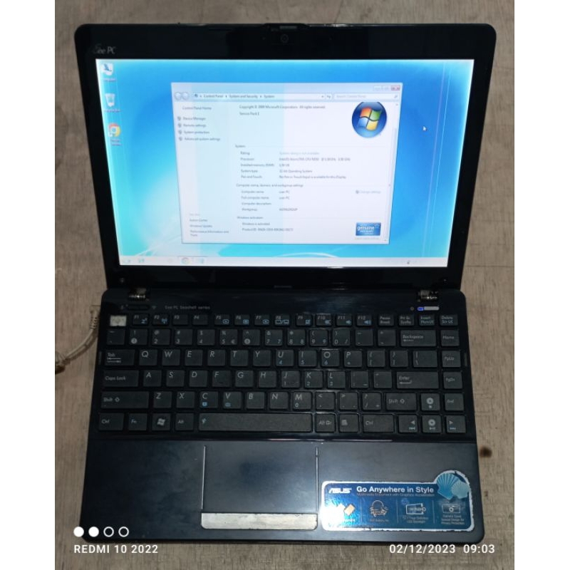 Jual Notebook Asus Eee PC 121P Intel Atom N550 DDR3 | Shopee Indonesia
