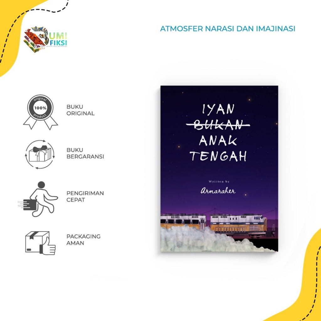 Jual Buku Novel Iyan Anak Tengah - Armaraher - Akad x Skuad - Bumifiksi | Shopee Indonesia
