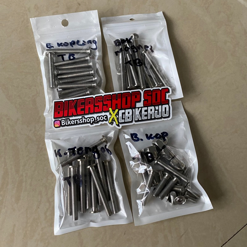 Jual baut L Stenlies set mesin tiger slim baut stenlis mesin tiger baut ...