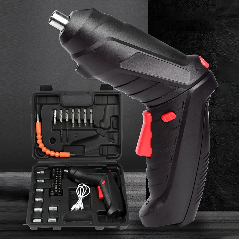 Jual Bor Mesin Elektrik Set 49 In 1 Screwdriver Baterai Bor Mini / Bor ...