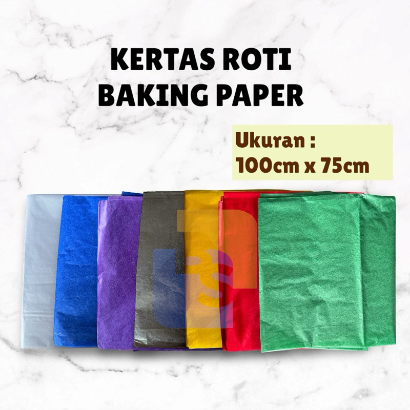 Jual Kertas roti abu abu / baking paper / kertas alas kue (per lembar ...