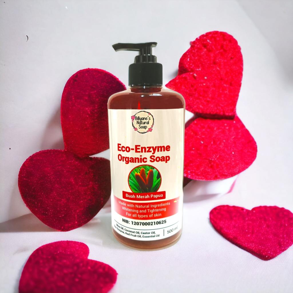 Jual Sabun Cair Organic Eco Enzyme Buah Merah Papua 500ml | Shopee ...