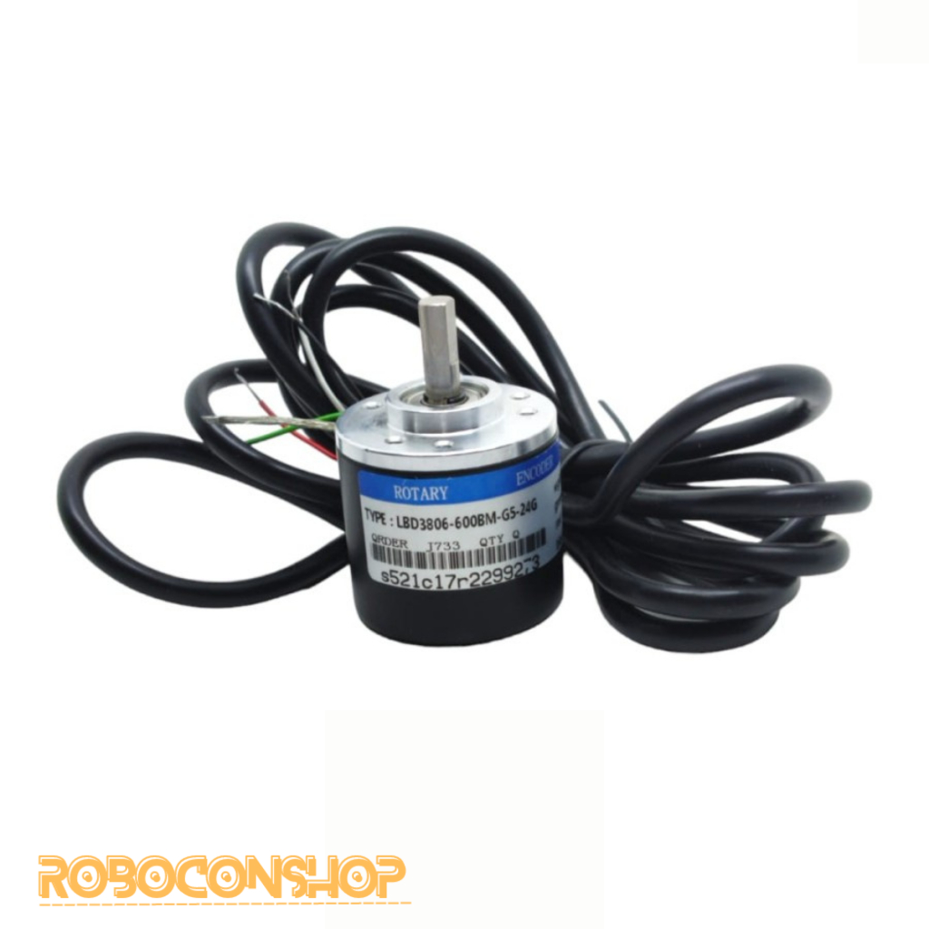 Jual Incremental Rotary Encoder 600p/r AB phase NPN open collector 5 ...
