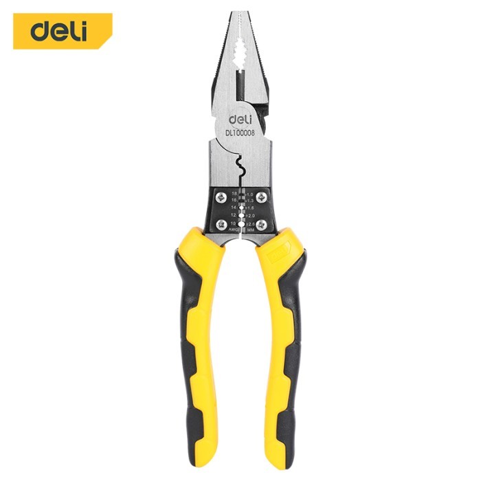 Jual Deli Combination Pliers / Tang Kombinasi Multifungsi 8.5 ...
