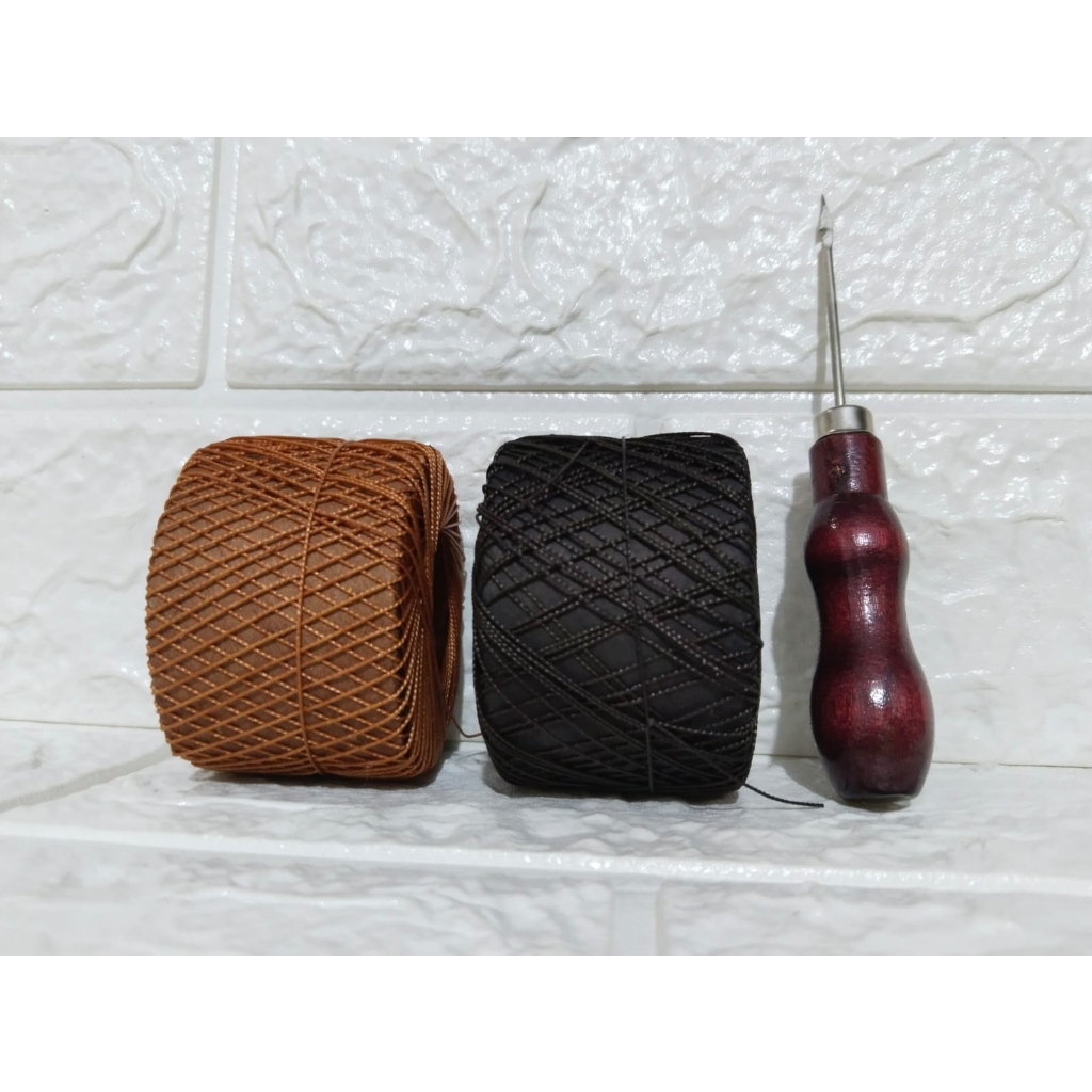 Jual Paket Benang Nilon Sol sepatu + Jarum Sol Sepatu Original | Shopee ...