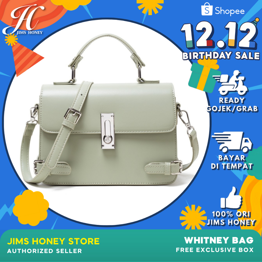 Jual JIMS HONEY WHITNEY BAG TAS SELEMPANG WANITA FREE EXCLUSIVE BOX | Shopee Indonesia