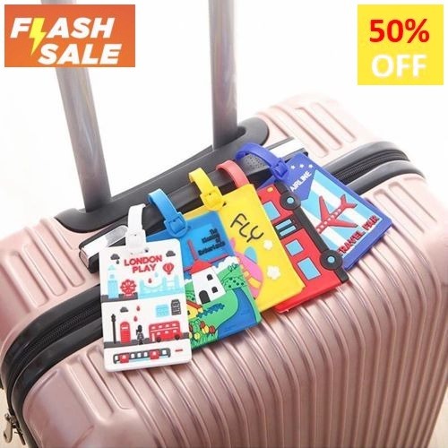 Jual TU Motif Gantungan Koper Name Tag Koper Luggage Lucu Bahan Silikon ...
