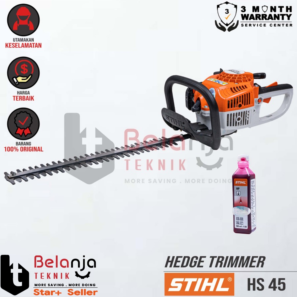Jual STIHL Hedge Trimmer HS 45 Stihl Mesin Potong Tanaman Daun HS45 | Shopee Indonesia