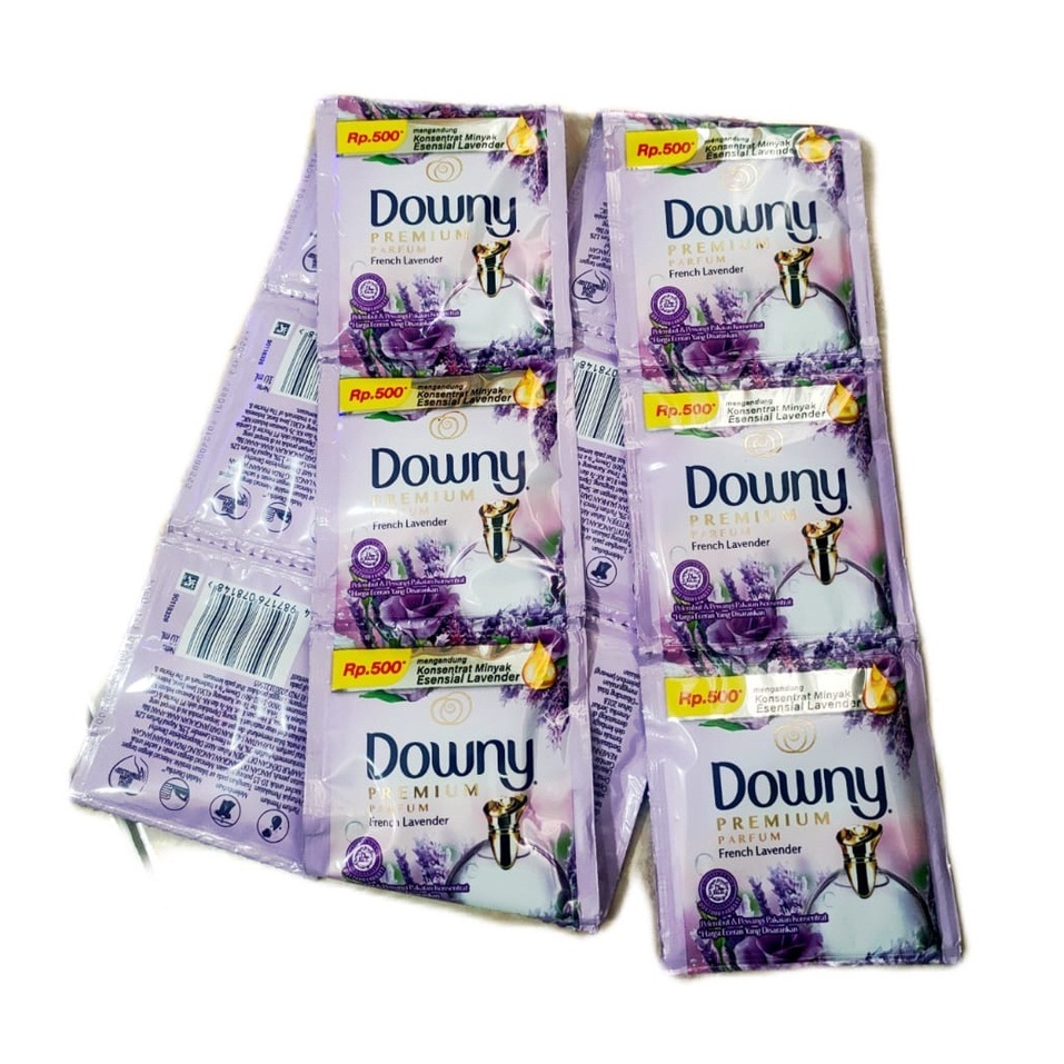 Jual DOWNY 500 PELEMBUT DAN PEWANGI PAKAIAN 10ml SOFTENER HILANGKAN 7 ...