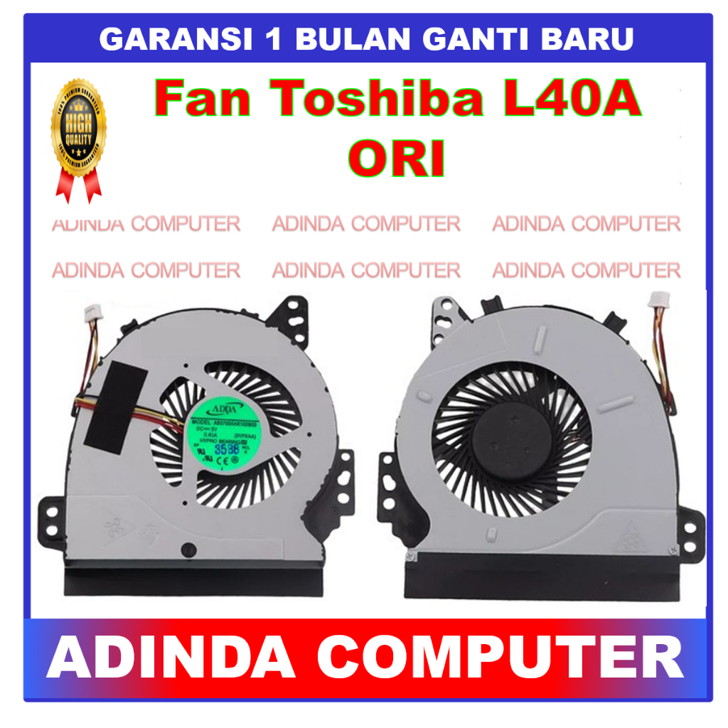 Jual Fan Toshiba Kipas Cooling L40 L40A L40-A L40D-A L40T-A L45-A L45D-A ORI | Shopee Indonesia