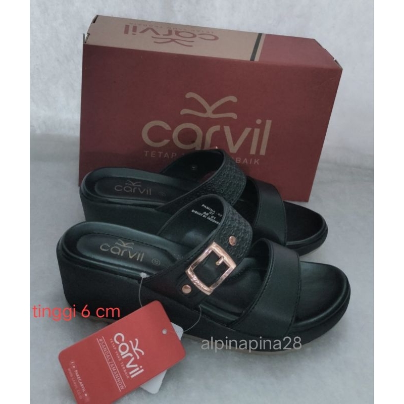 Jual Promo Sandal Carvil cewek, model baru ukuran 36-40 | Shopee Indonesia