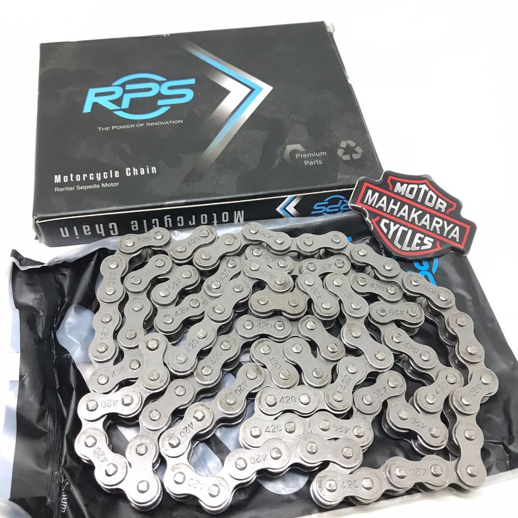 Jual RANTAI 420 108 RANTAI RODA MOTOR TYPE 420 PANJANG 108 MATA TEBAL ...