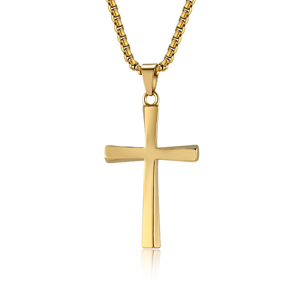 Jual KALUNG SALIB TITANIUM (PREMIUM) / KALUNG SALIB ANTI KARAT /KALUNG ...
