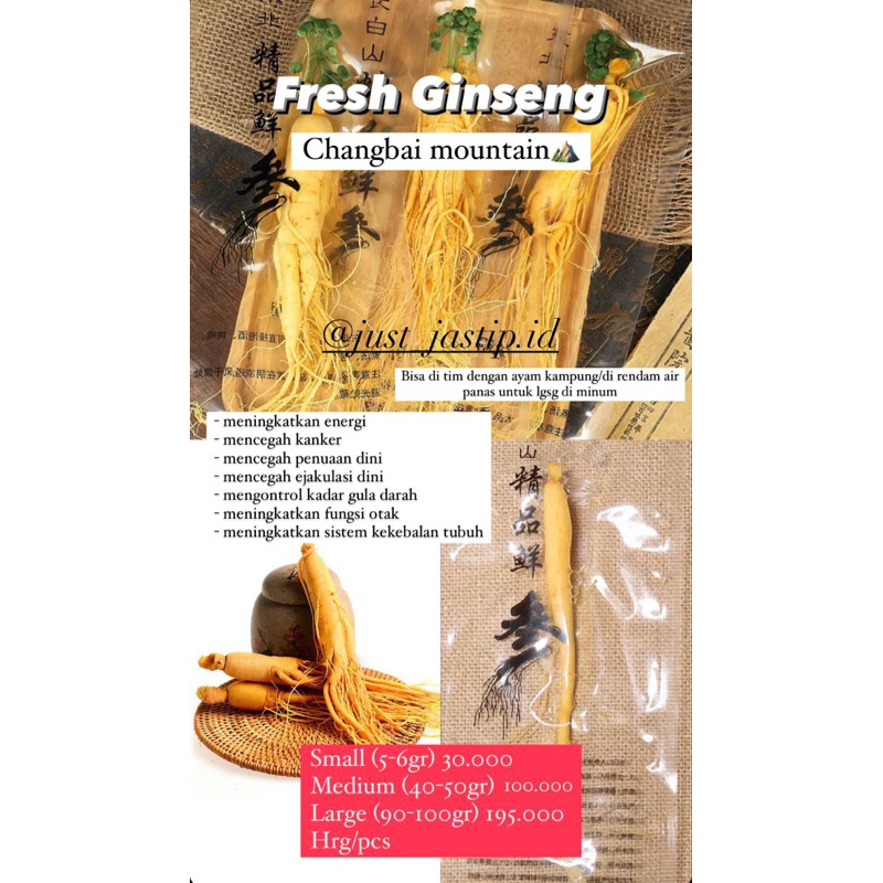 Jual Fresh Ginseng Cheng Woh (PO PENANG) | Shopee Indonesia