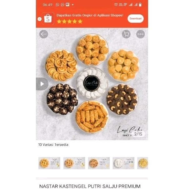 Jual berbagai macam kue lebaran | Shopee Indonesia