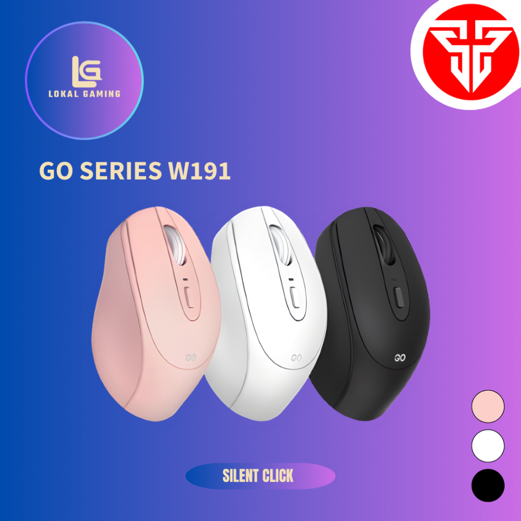 Jual Fantech Mouse Wireless GO W191 | Shopee Indonesia
