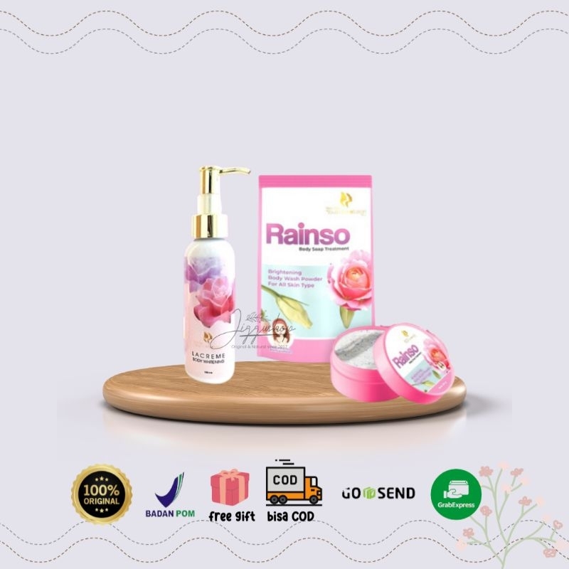 Jual La Creme Body Bleaching Whitening | Rainso Body soap Treatment ...