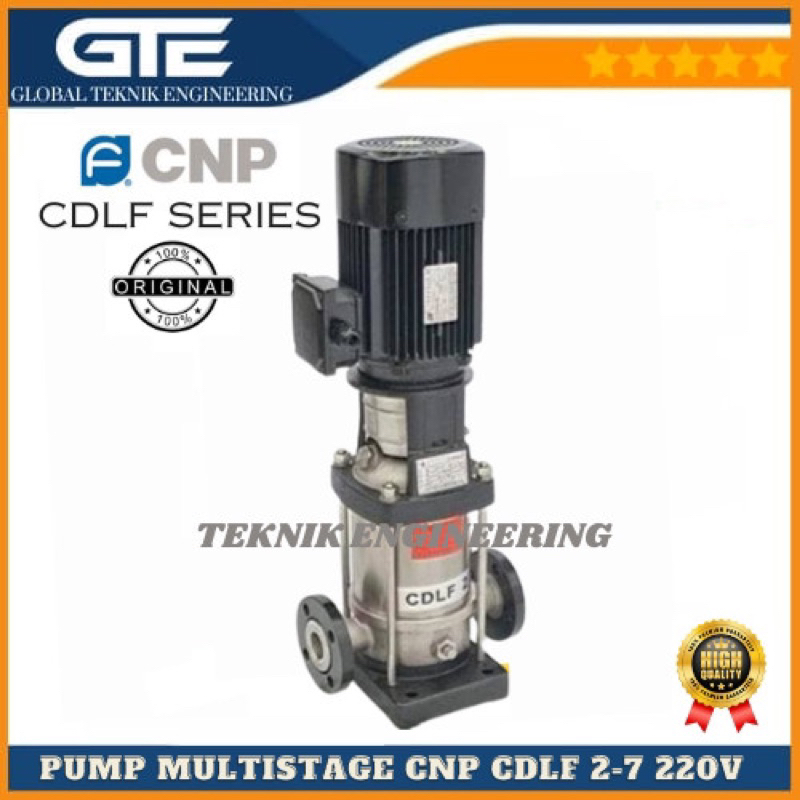 Jual Pompa Booster RO Booster Pump Vertical Multistage CNP CDLF 2-7 ...
