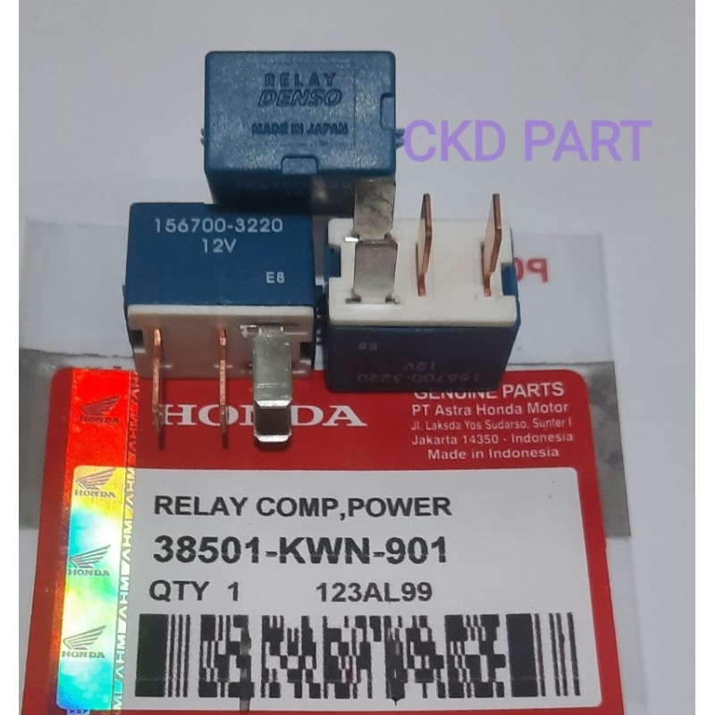 Jual relay stater kaki 4 beat fi vario 125/150 beat street beat eco ...
