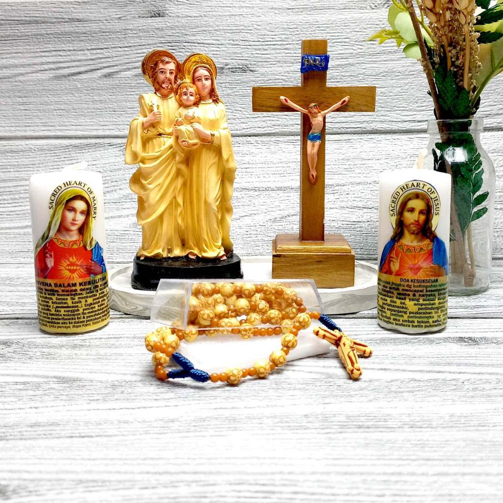 Jual Paket Doa Keluarga Kudus/Doa dan Devosi/Patung Keluarga Kudus ...