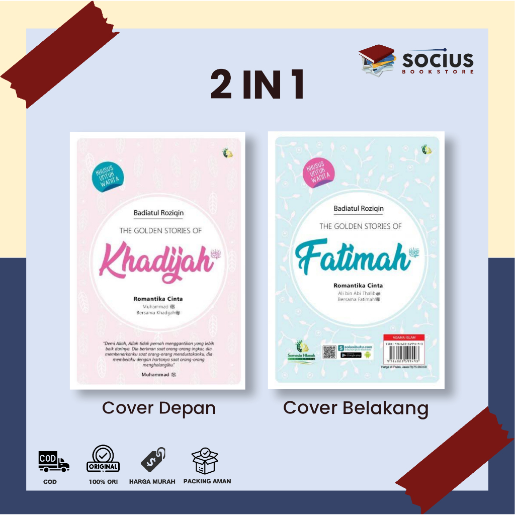 Jual BUKU AGAMA BEST SELLER [ ORIGINAL ] THE GOLDEN STORIES OF KHADIJAH ...