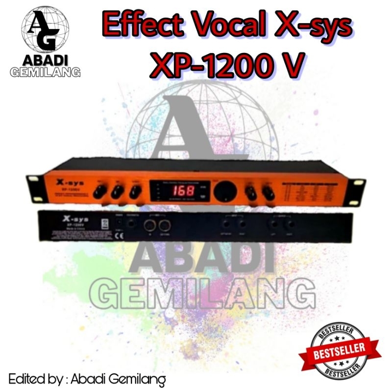 Jual Effect Vocal X-SYS XP-1200V Original / Efek Vokal X-SYS XP1200 ORI ...
